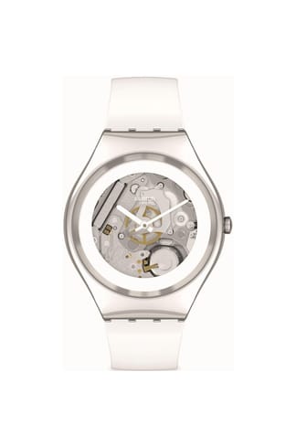White Swatch Watch - Get The Label