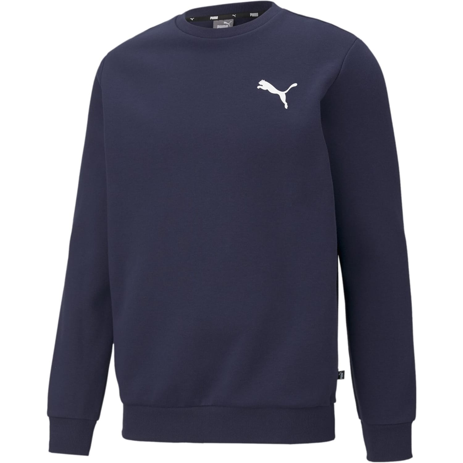 Blue Puma Mens Essential Small Logo Sweatshirt - Get The Label