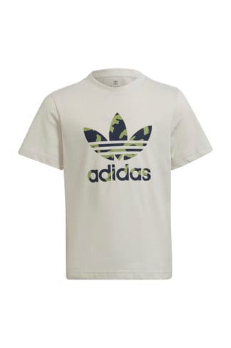 Grey adidas Originals Junior Camo Graphic T-Shirt - Get The Label