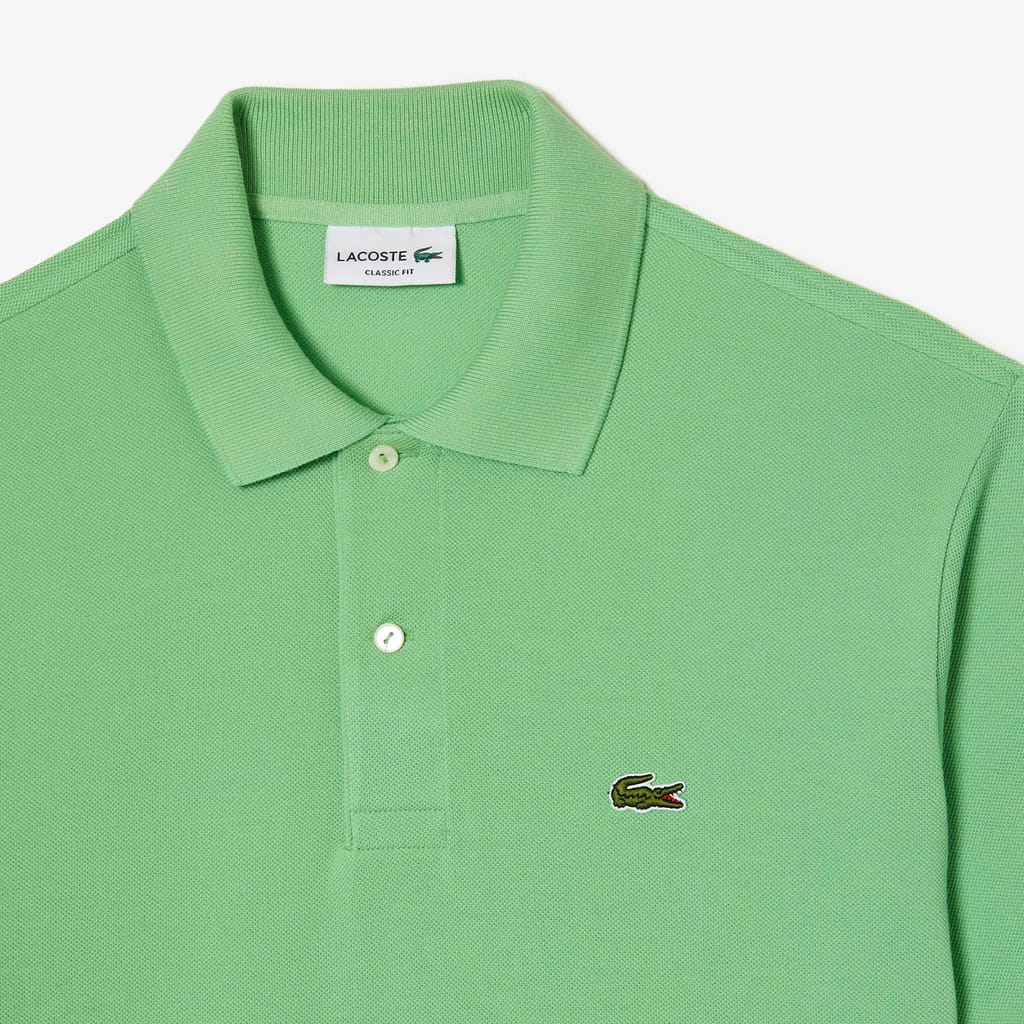 Green Lacoste Classic Fit L.12.12 Original Piqué Polo Shirt - Get The Label