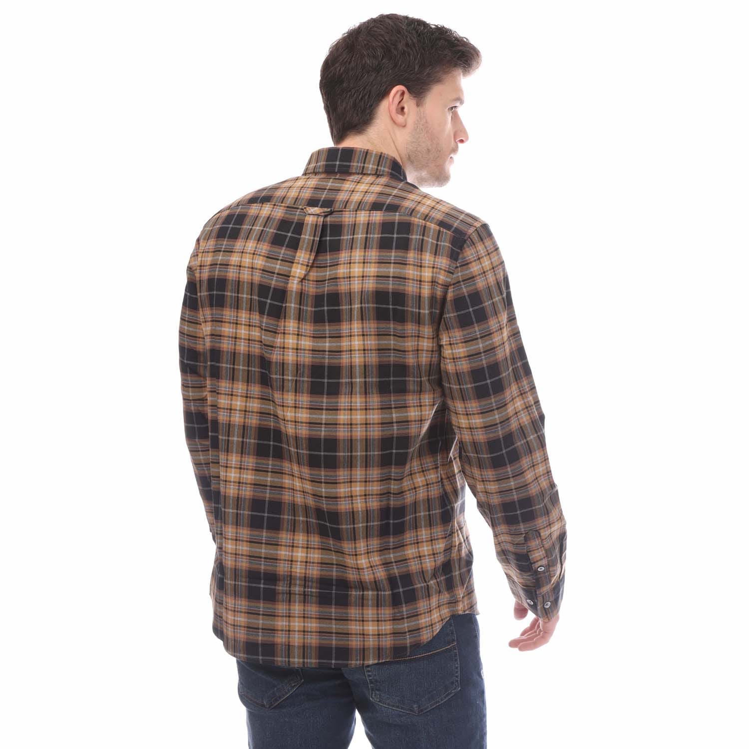 Blue yellow Belstaff Longton Plaid Cotton Scale Shirt - Get The Label