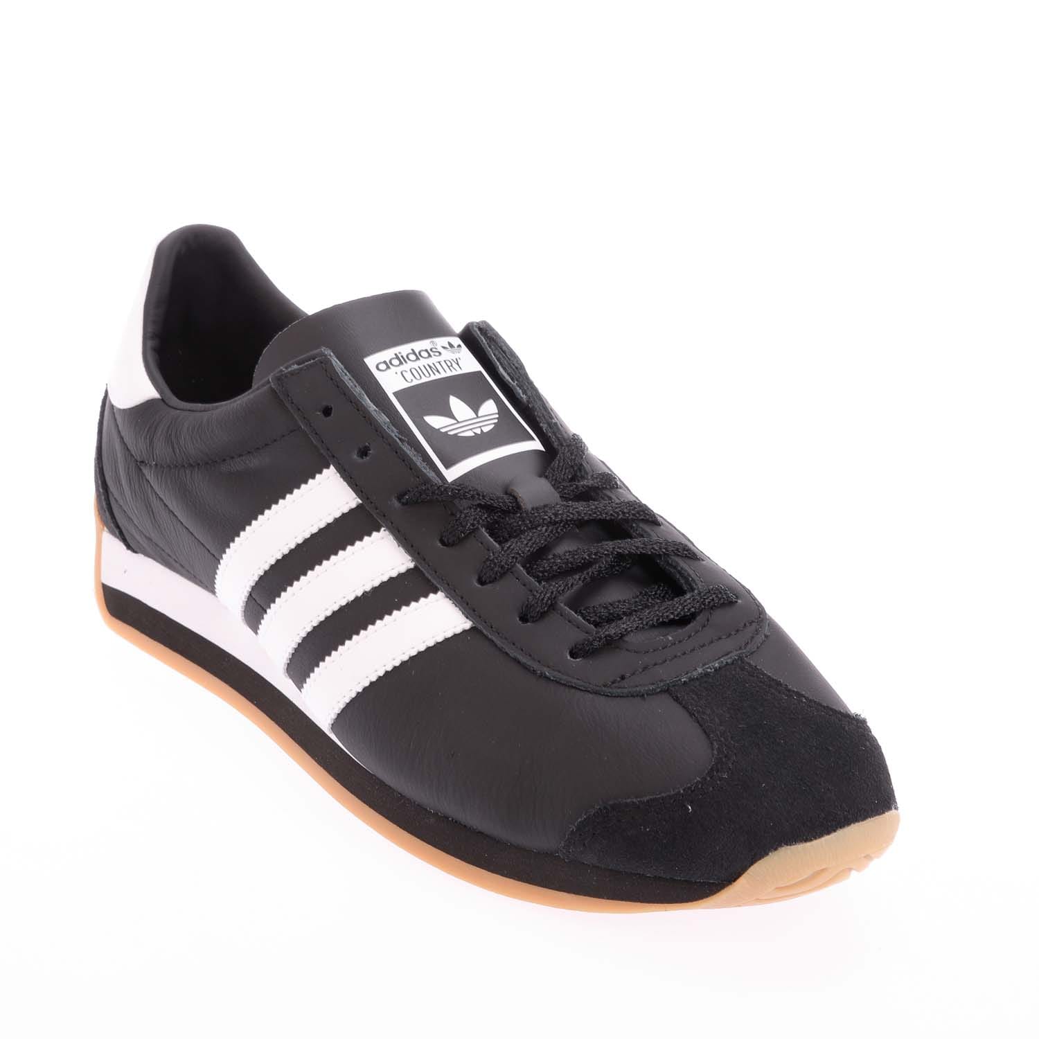 Black-White adidas Originals Country OG Trainers - Get The Label