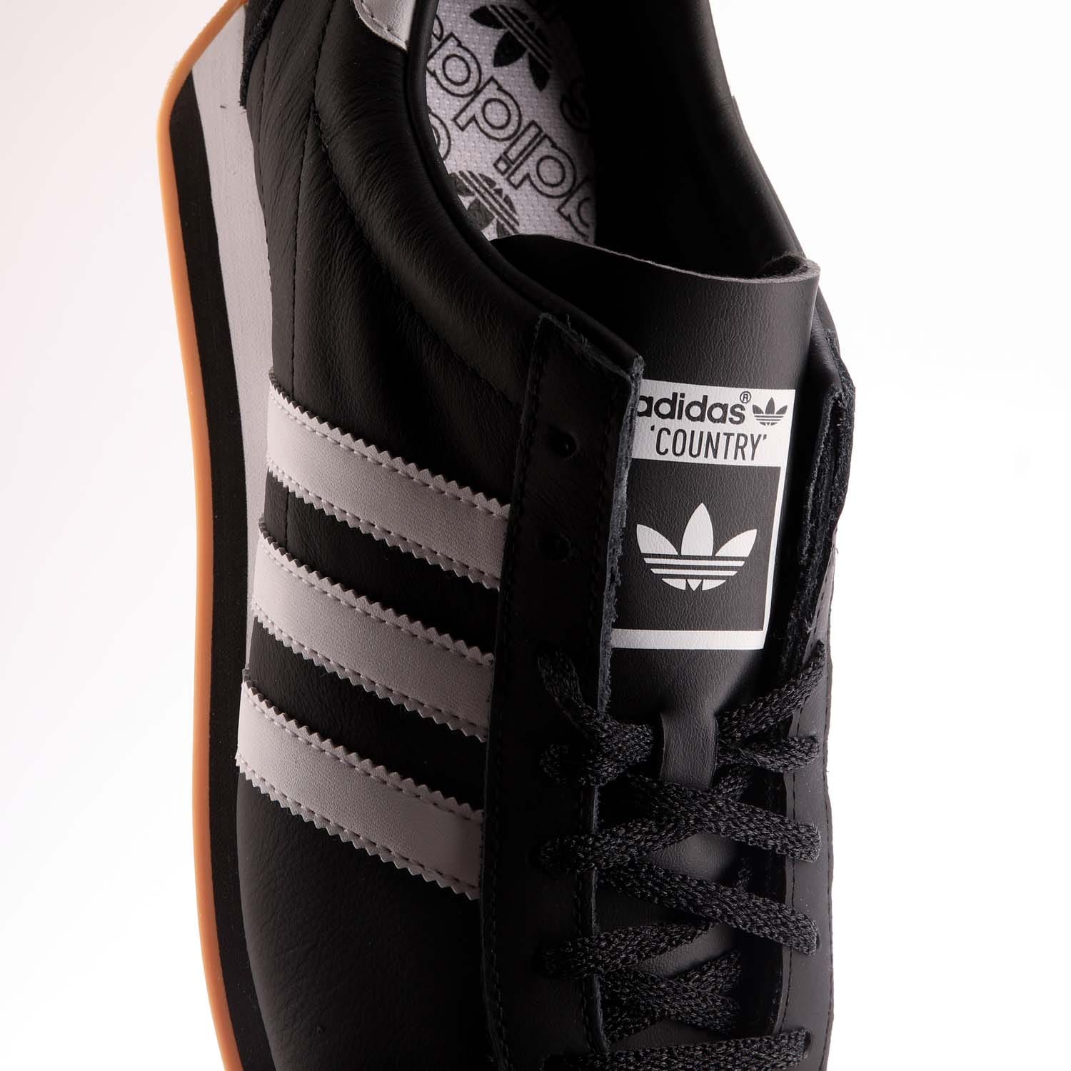 Black-White adidas Originals Country OG Trainers - Get The Label