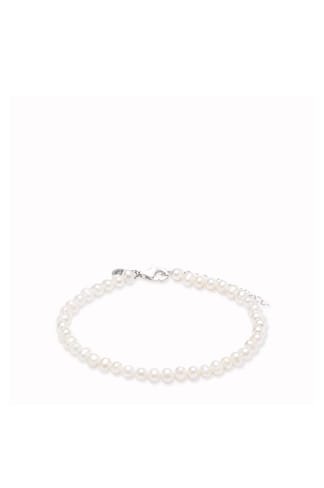 White Cernucci Cern 4mm Pearl Brace - Get The Label