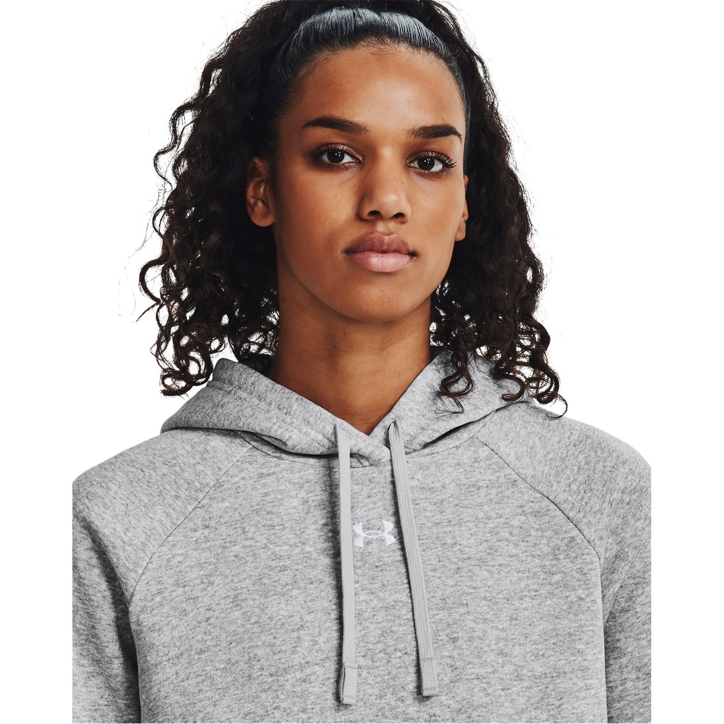 Grey Under Armour Womens Armour Ua Rival Fleece Hoodie Get The Label