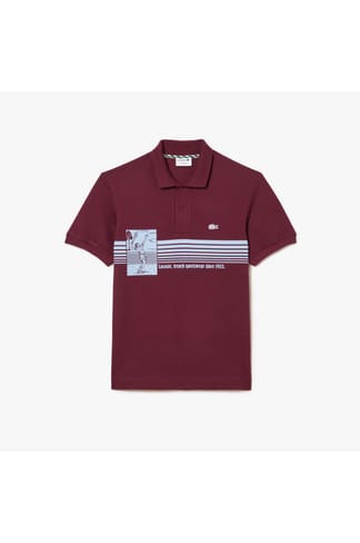 Red Lacoste French Made Classic-Fit Polo Shirt - Get The Label