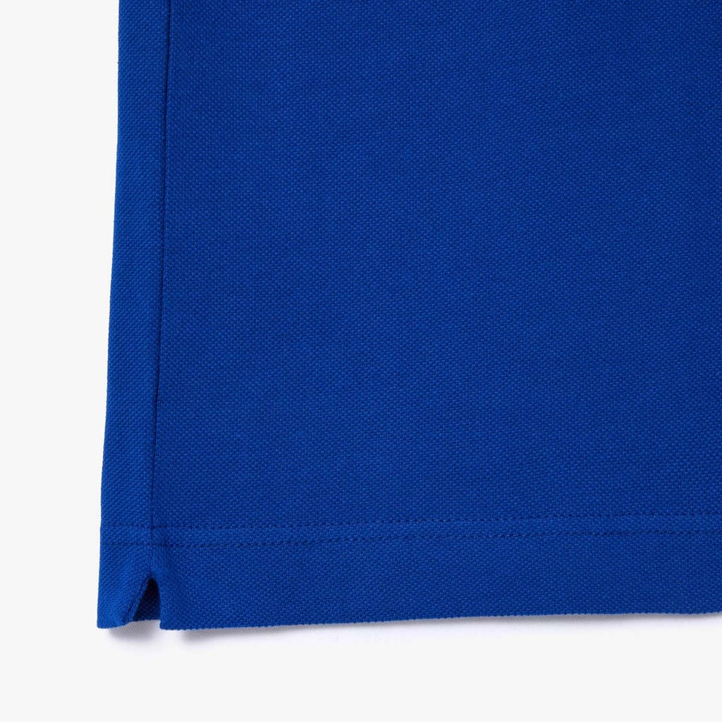 Blue Lacoste Classic-Fit Badge Polo Shirt - Get The Label
