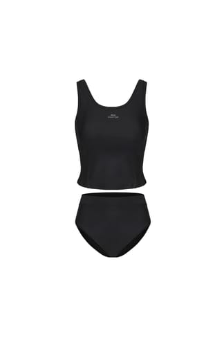 Black Slazenger Tankini Set Ladies - Get The Label