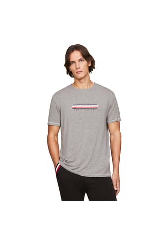 Grey Tommy Hilfiger SeaCell Logo T-Shirt - Get The Label