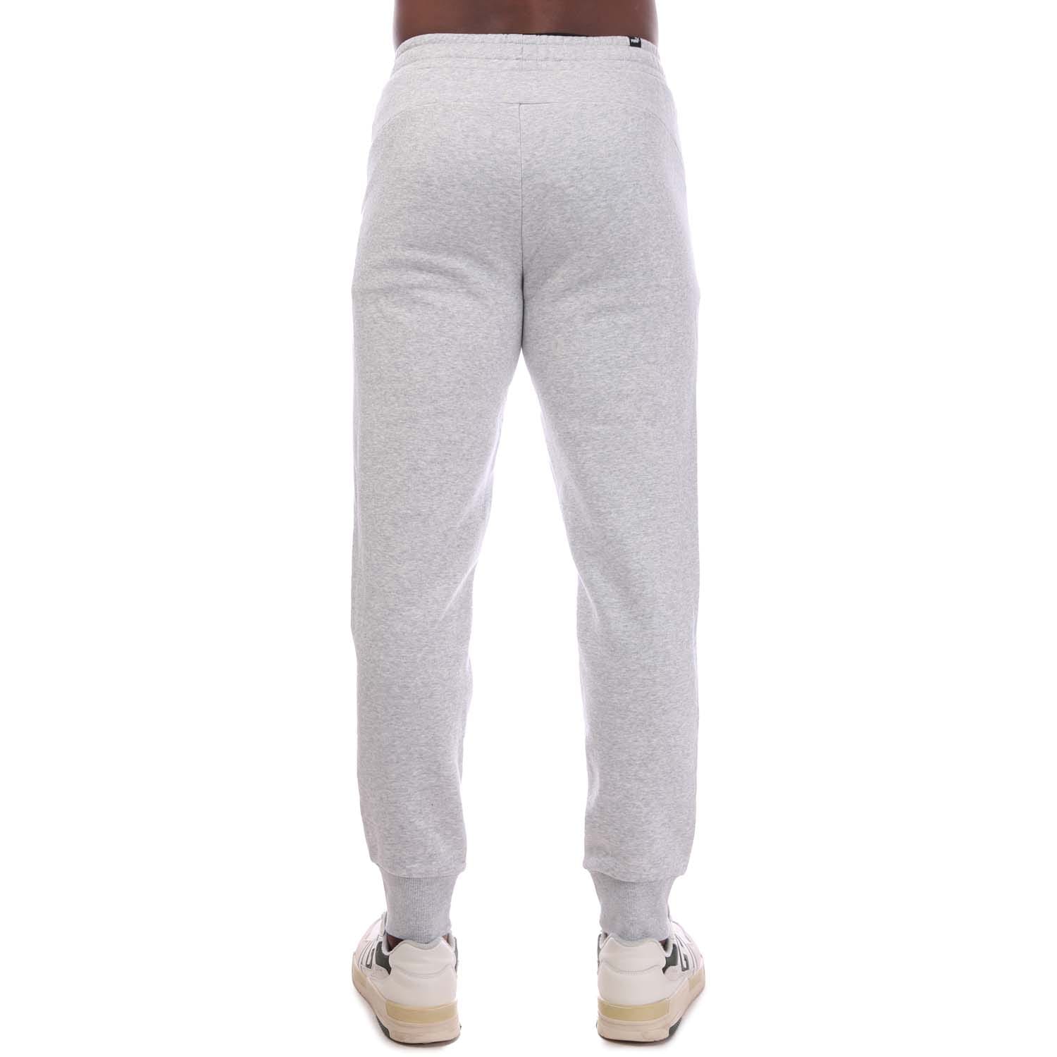 Puma ESS Logo Track Pants in Grey