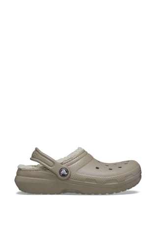 Beige Crocs Lined Clog Childrens Mules - Get The Label