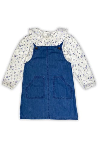 Blue Miso Top And Pinny Infants - Get The Label