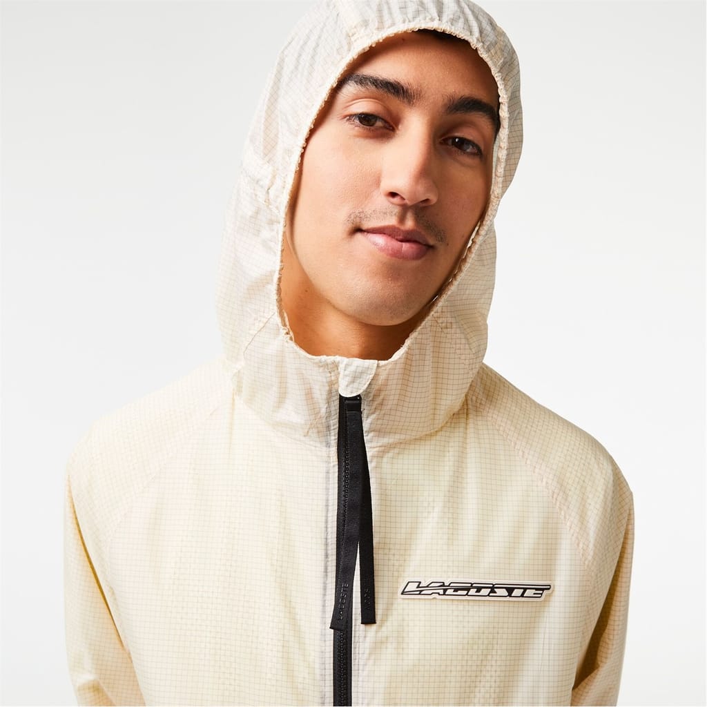 Multi Lacoste Bh5456 Hooded Rain Jacket - Get The Label