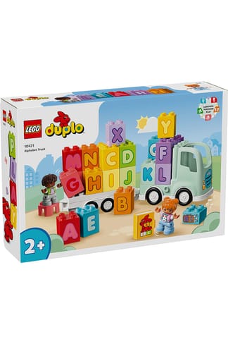 White LEGO 10421 Duplo Alphabet Truck - Get The Label