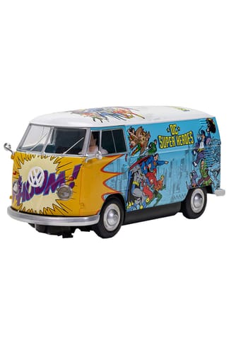 Black Scalextric Vw Panel Van T1b Dc Comics Car - Get The Label