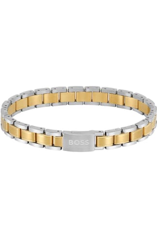 Silver Boss Metal Link Essentials Bracelet - Get The Label