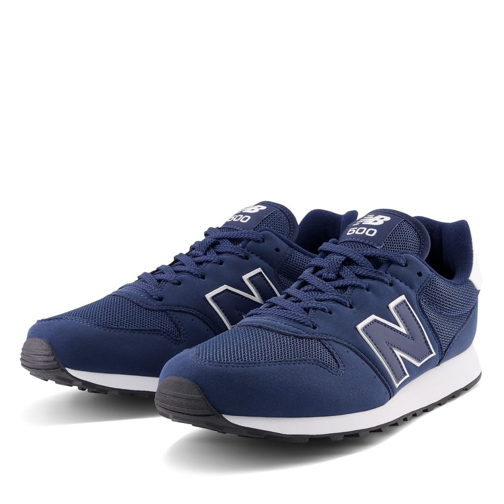 Blue New Balance 500 Flat Heel Trainers - Get The Label