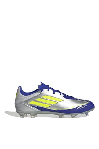 Silver adidas Messi F50 Academy Adults Firm Ground Football Boots - Get ...