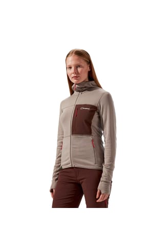 Taupe Berghaus Ridge-Hiker Hooded Jacket - Get The Label