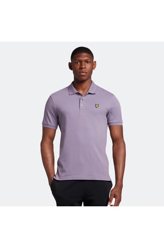 Purple Lyle And Scott Plain Polo Shirt - Get The Label