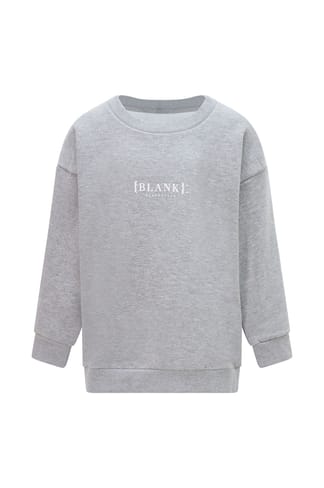 Grey Blank Essentials Juniors Crewneck Sweatshirt - Get The Label