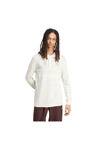 Off White adidas Originals Premium Long Sleeve Polo Shirt - Get The Label