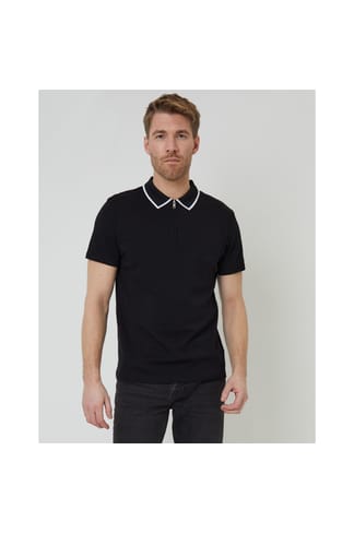 Black Threadbare Polo Pinetwn - Get The Label