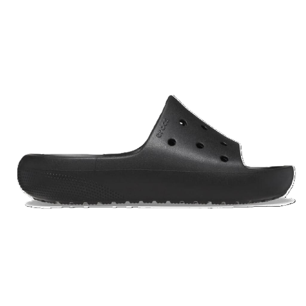 Black Crocs Clsc Slide v2 - Get The Label