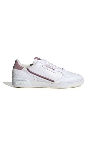 White adidas Originals Womens Continental 80 Vegan Trainers - Get The Label