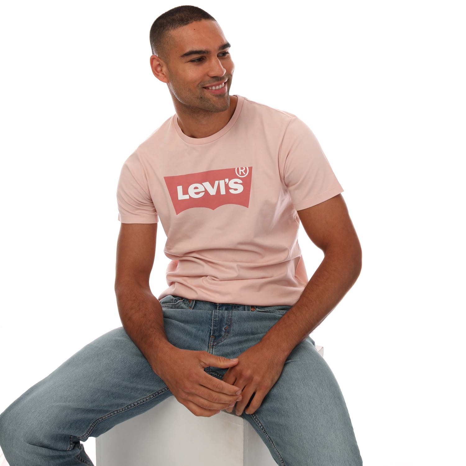 Mint Levis Mens Graphic Batwing Logo T-Shirt - Get The Label