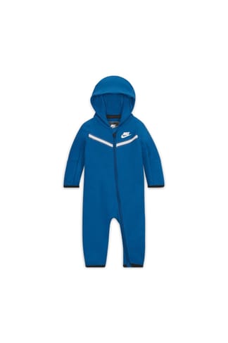 Blue Nike Baby Tech Fleece Hooded Coverall - Get The Label