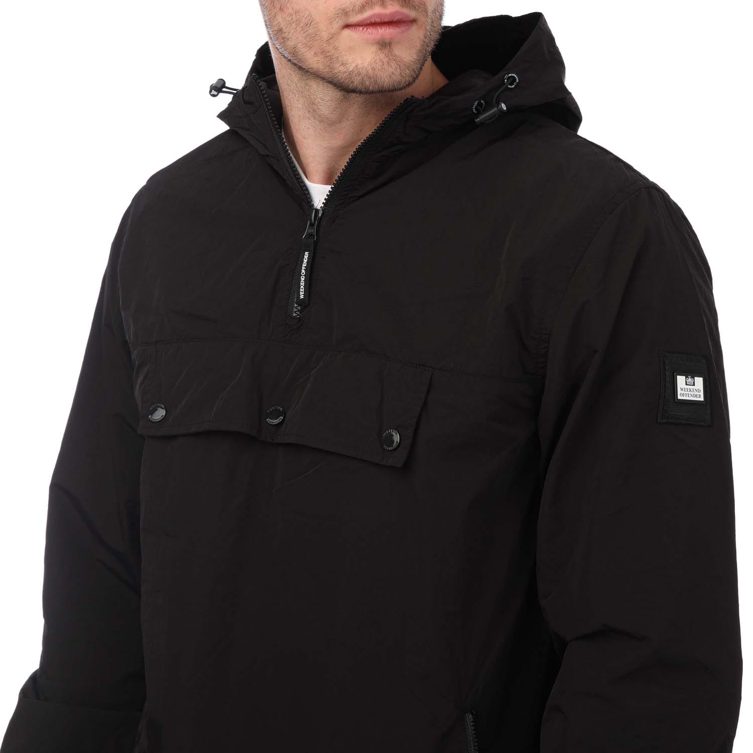 Black Weekend Offender Mens Stanley Overhead Jacket - Get The Label