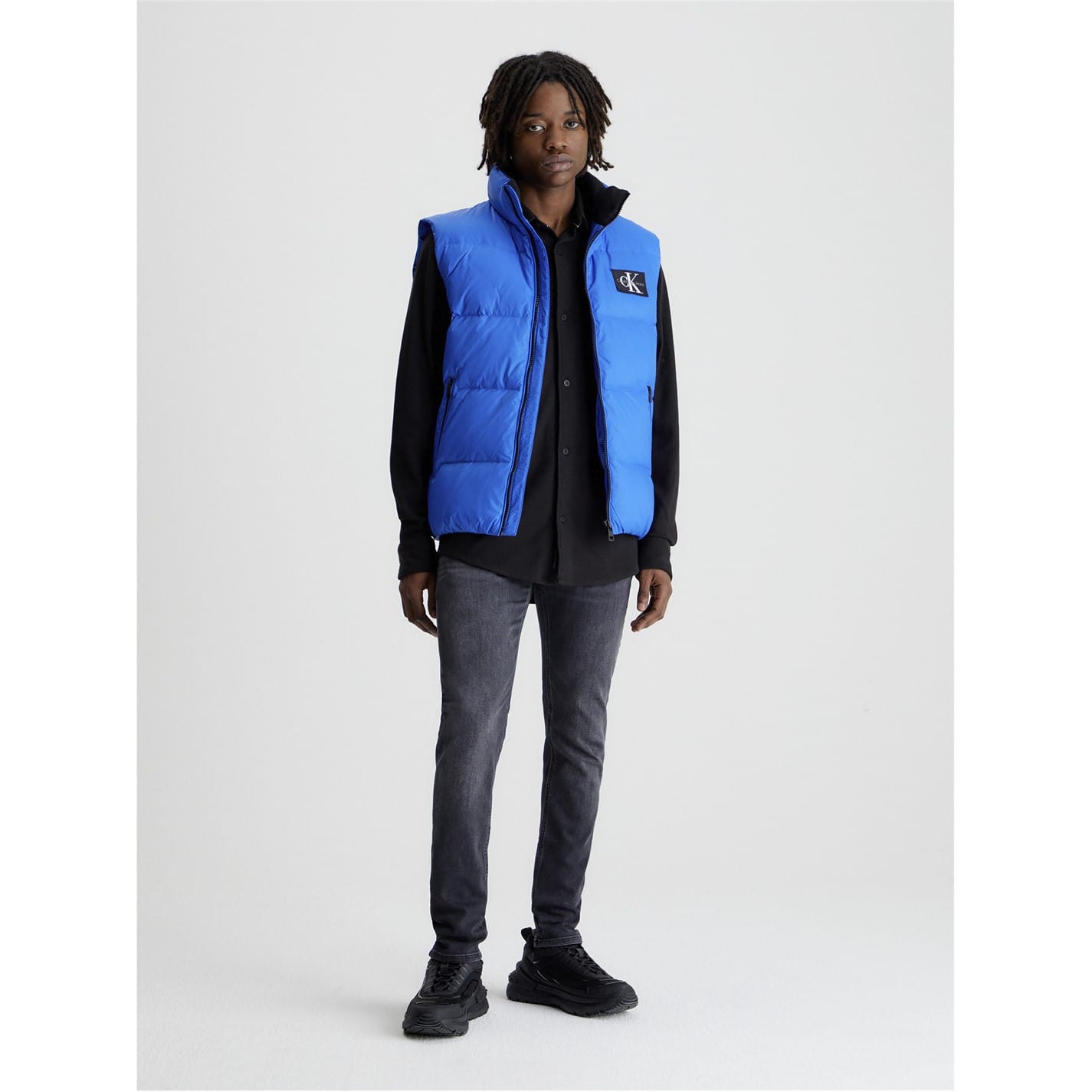 Blue Calvin Klein Jeans Down Vest Get The Label