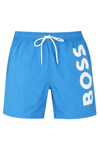 Blue Boss Swim Shorts - Get The Label