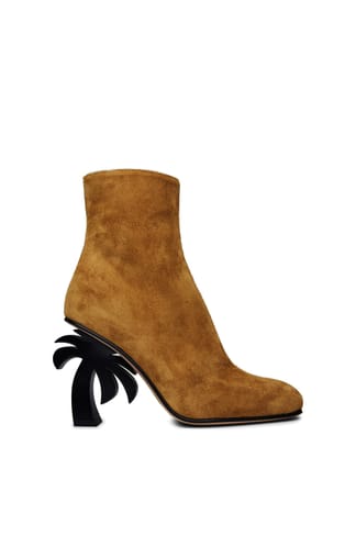 Brown Palm Angels Palm Tree Heel Ankbt - Get The Label