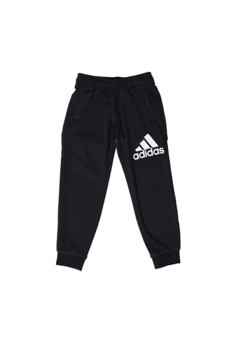 Black adidas Juniors Boys Essentials Cotton Joggers - Get The Label