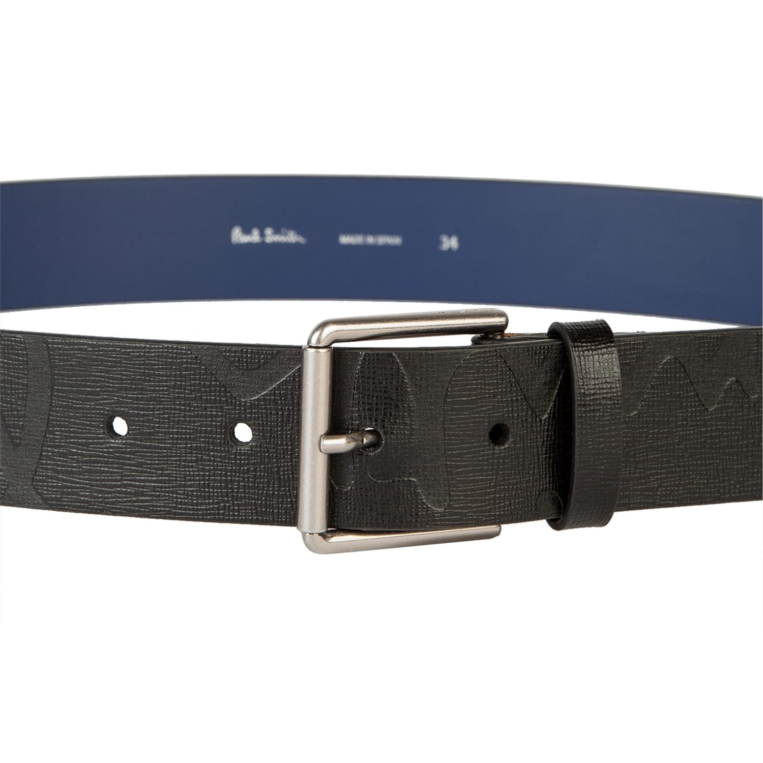 Black Paul Smith Belt Emboss - Get The Label