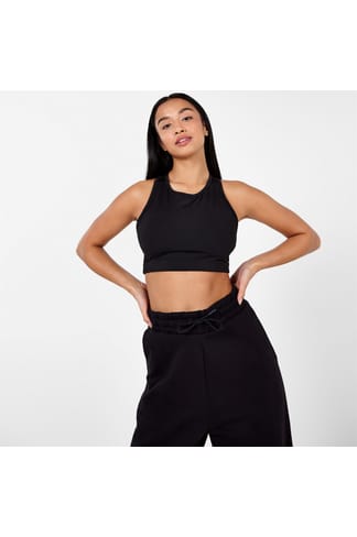 Black Everlast Medium Support High Neck Sports Bra - Get The Label