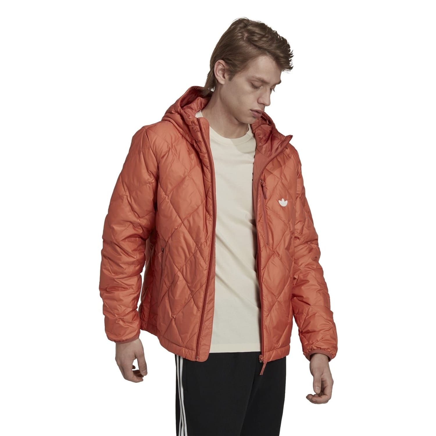 Brown adidas Originals Down Quilted Puffer Jacket - Get The Label