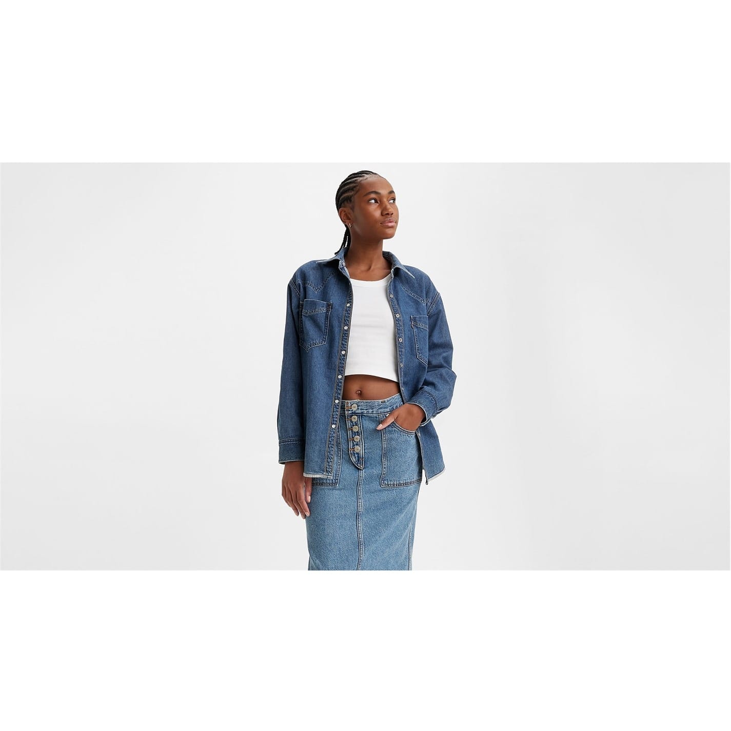 Levi's boyfriend fit shirt store