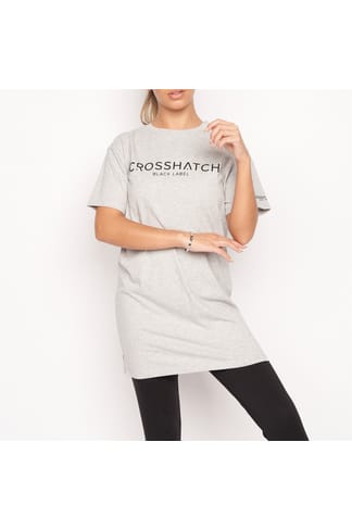 Grey Crosshatch Lnduts Drss T - Get The Label