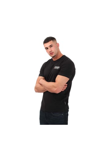 Black Napapijri Mens Kasba Logo Crew T-Shirt - Get The Label