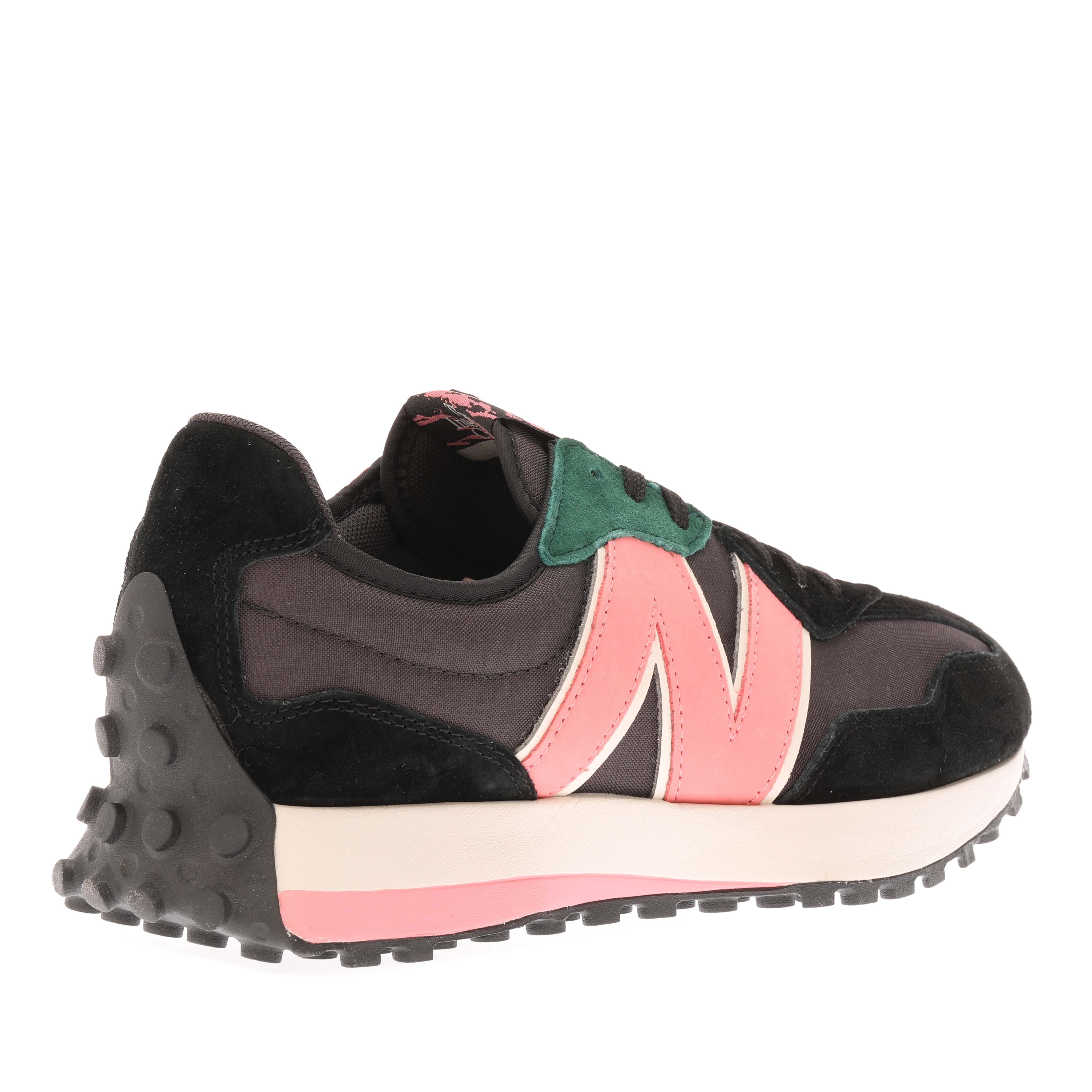black pink New Balance Mens 327 Trainers Get The Label