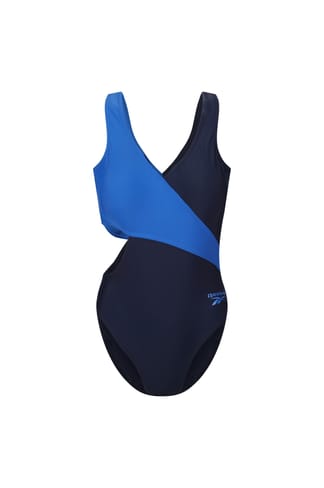 Blue Reebok Ariel One Piece Swimsuit - Get The Label