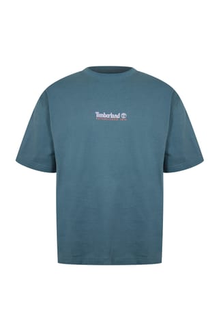 Green Timberland Regular Fit Timberland Logo Print T-Shirt - Get The Label