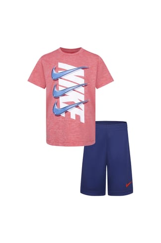 Blue Nike T-Shirt Short Set - Get The Label