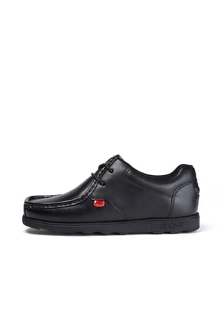 Black Kickers Fragma Lace Up Kids Shoes - Get The Label