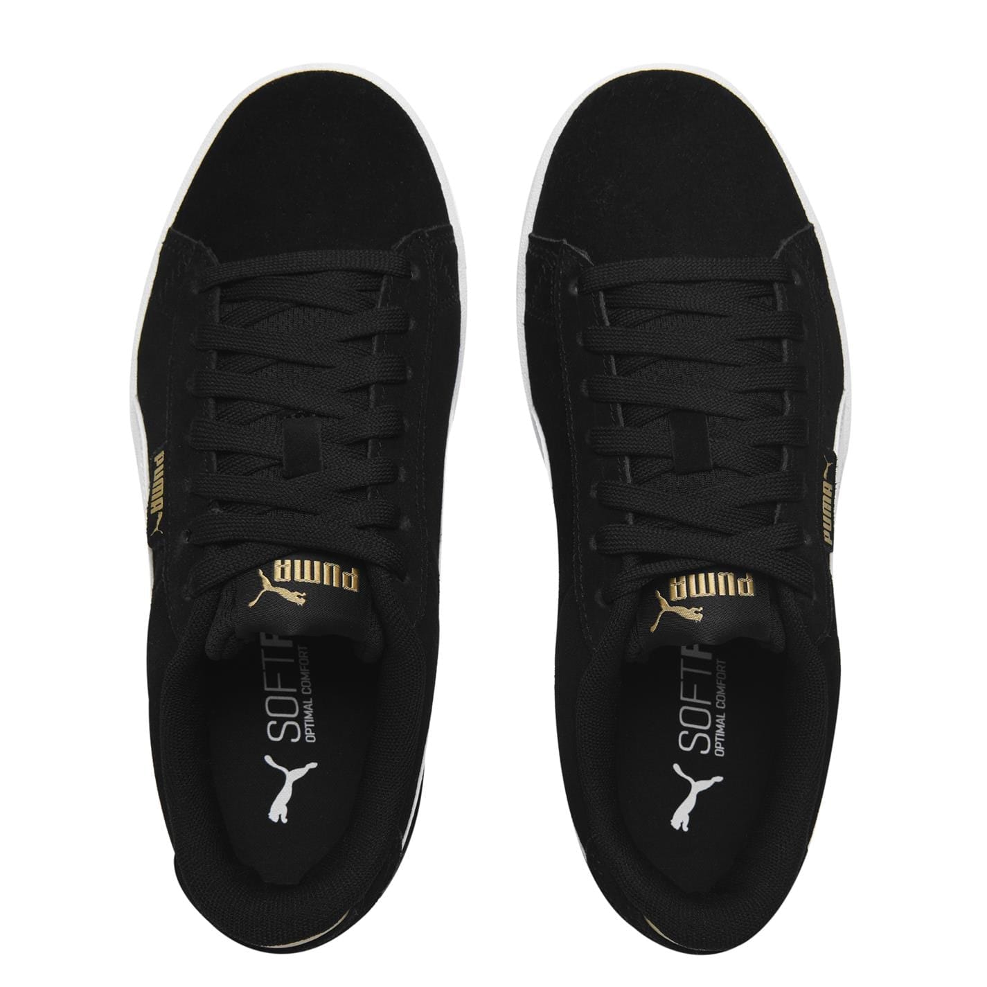 Black Puma Jada Suede Trainers Junior Girls Get The Label