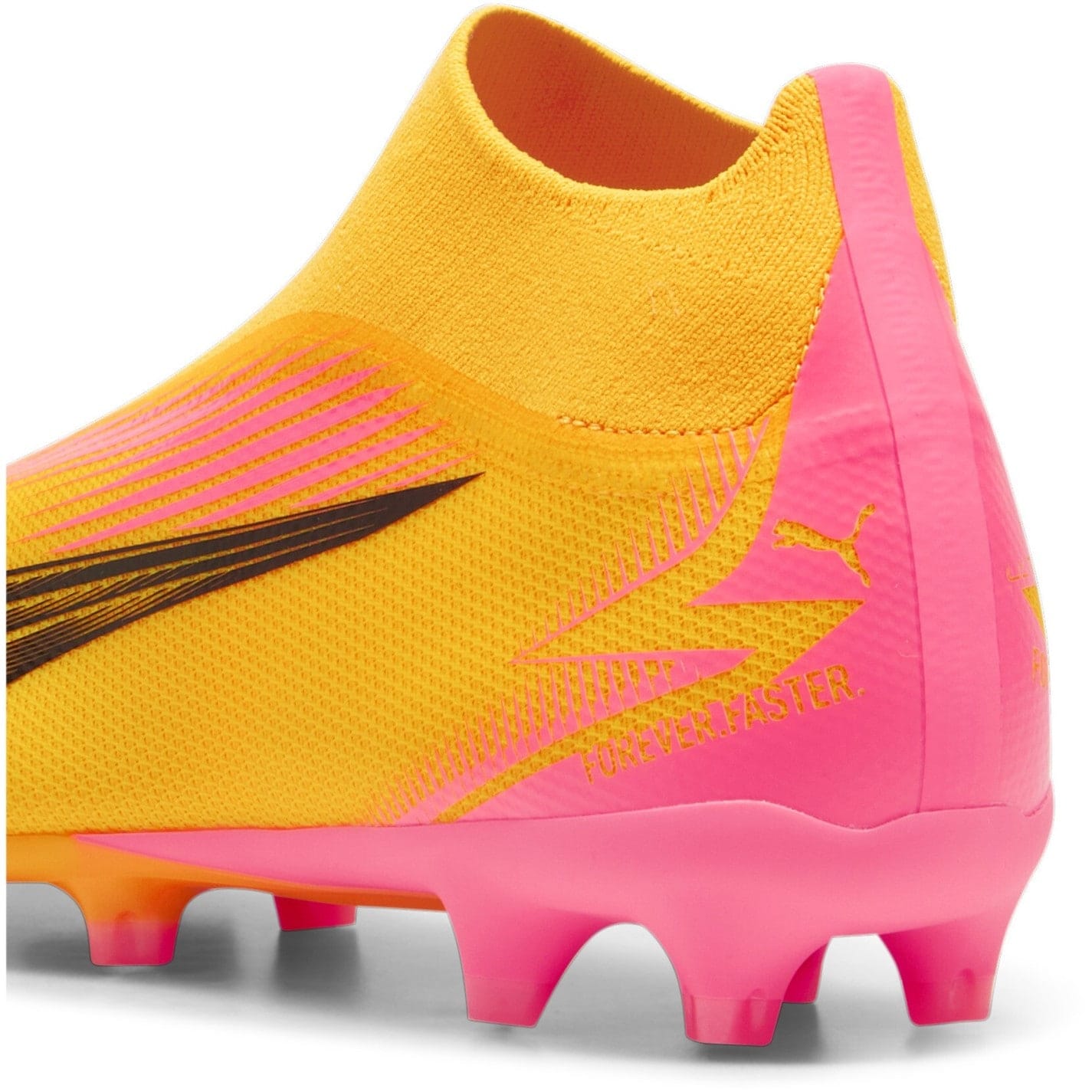 Orange Puma Ultra Match Laceless Firm Ground Football Boots Get The Label