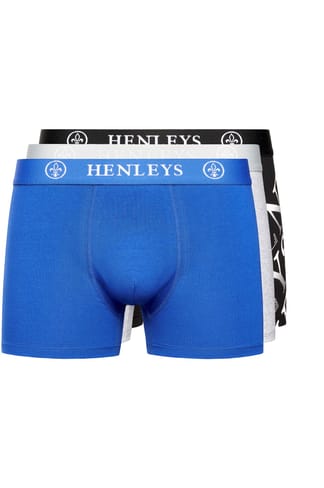 Multi Henleys Hen 3p Boxer - Get The Label